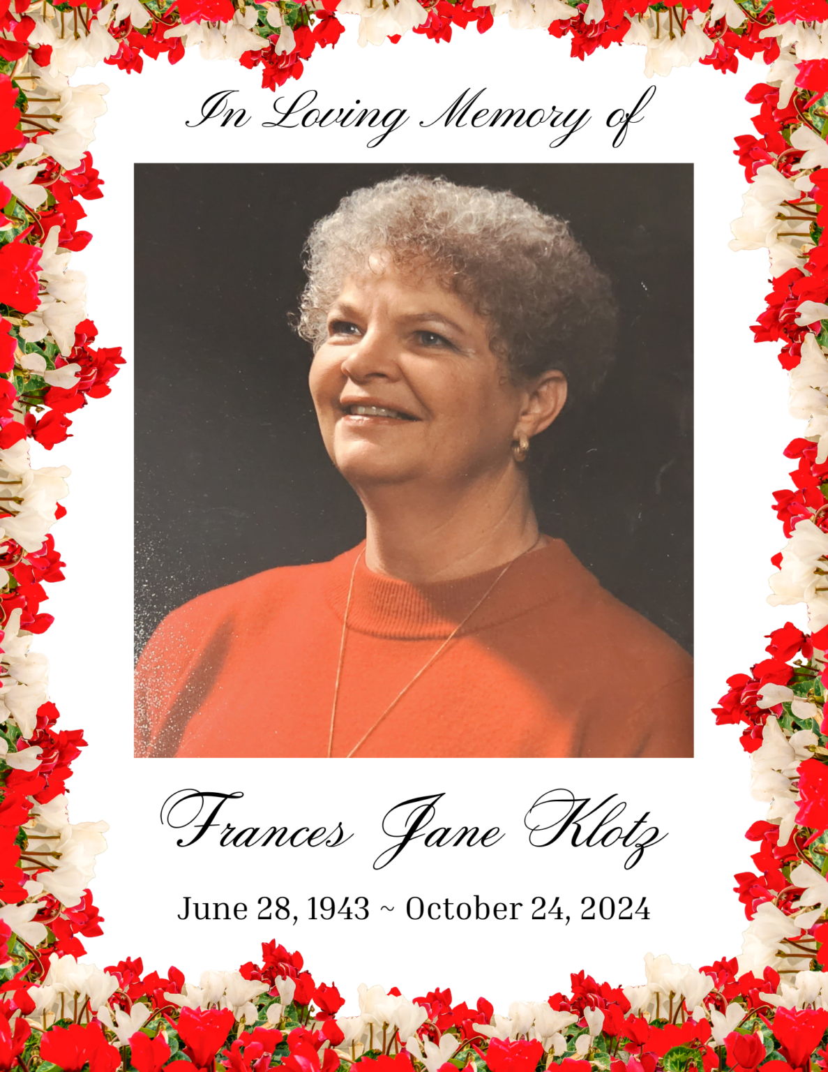 Frances J. Klotz – Royer Funeral Home