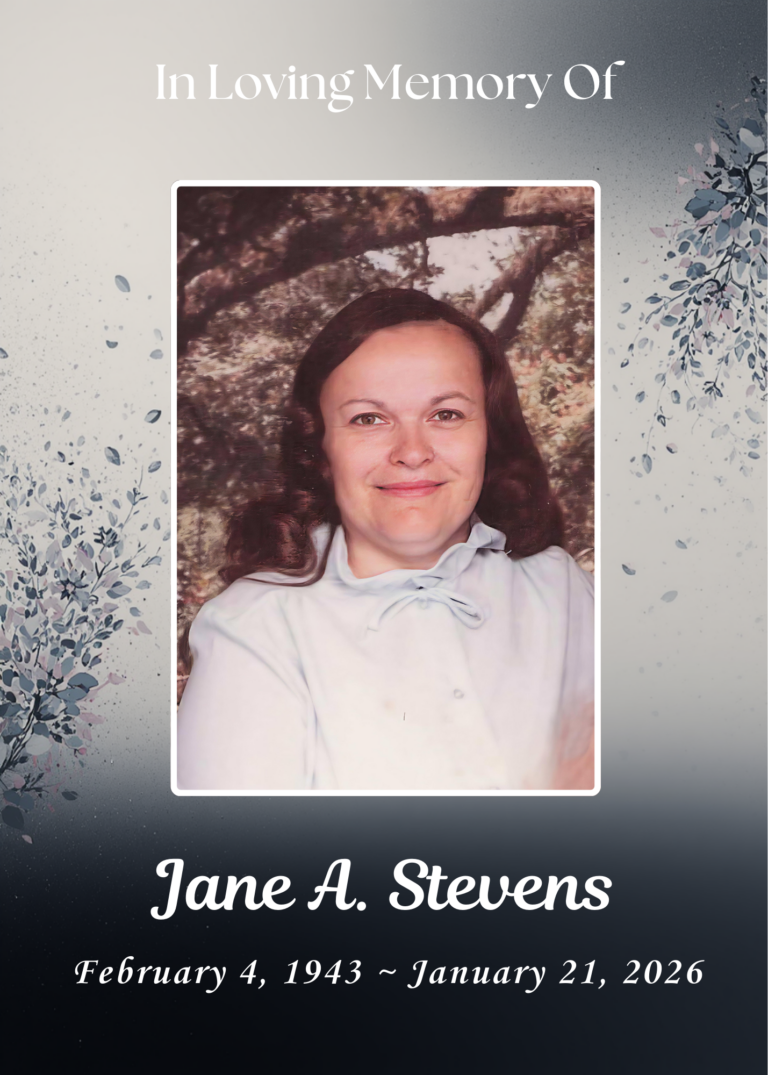 Jane A. Stevens – Royer Funeral Home